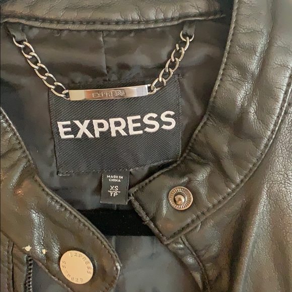 Express | Jackets & Coats | Express Faux Leather Jacket | Poshmark